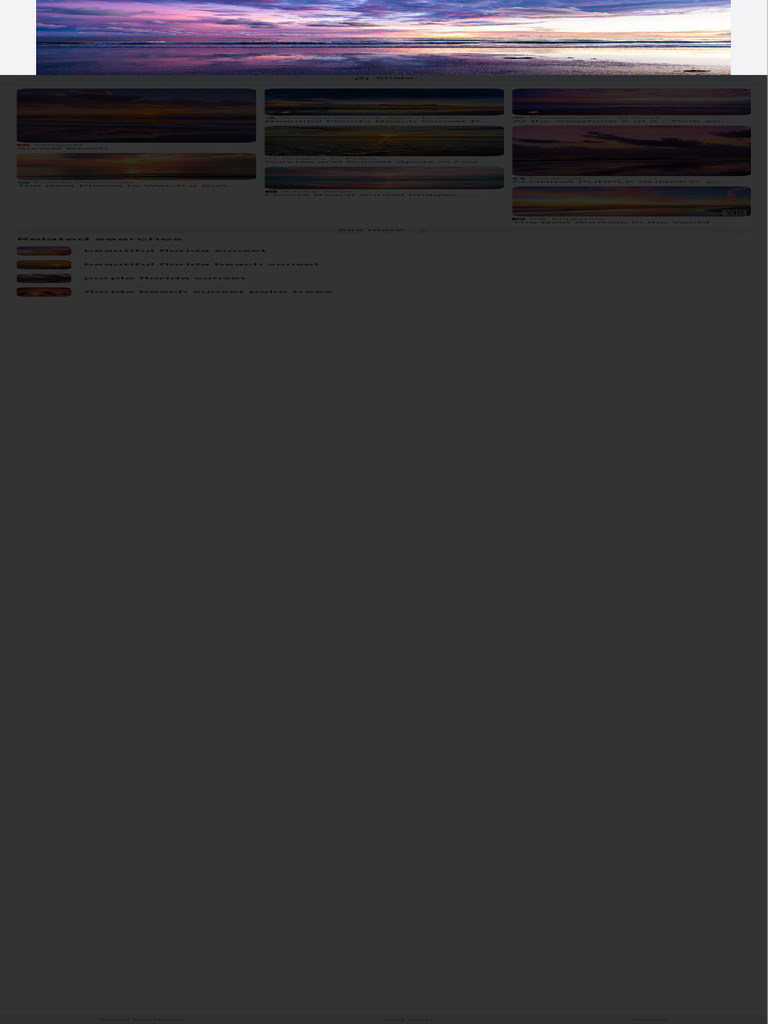 Florida Sunset - Google Search | PDF