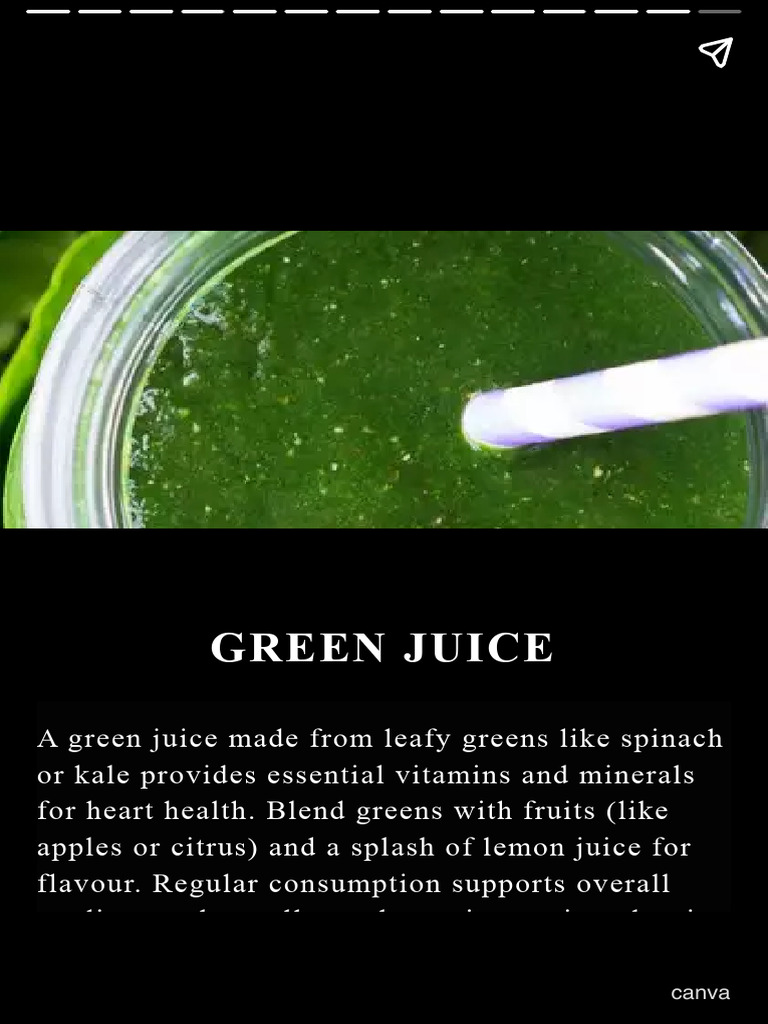 Heart-Healthy Hibiscus Tea & Green Juice | PDF