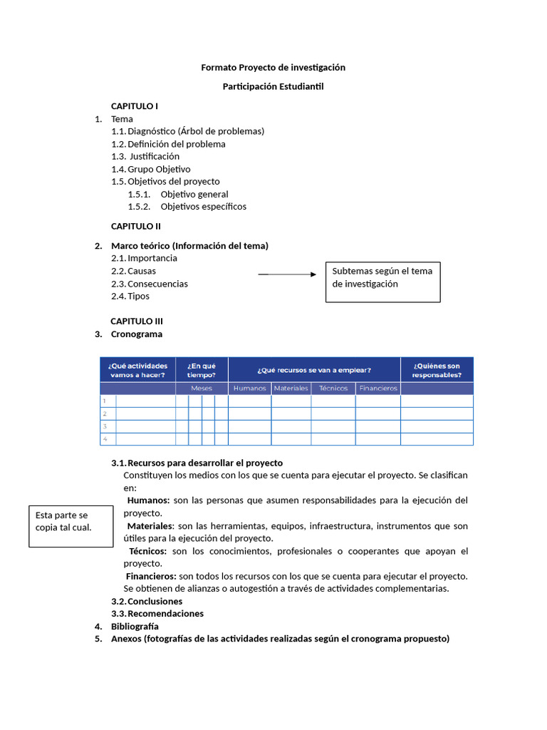 Proyecto de Investigación PPE | PDF