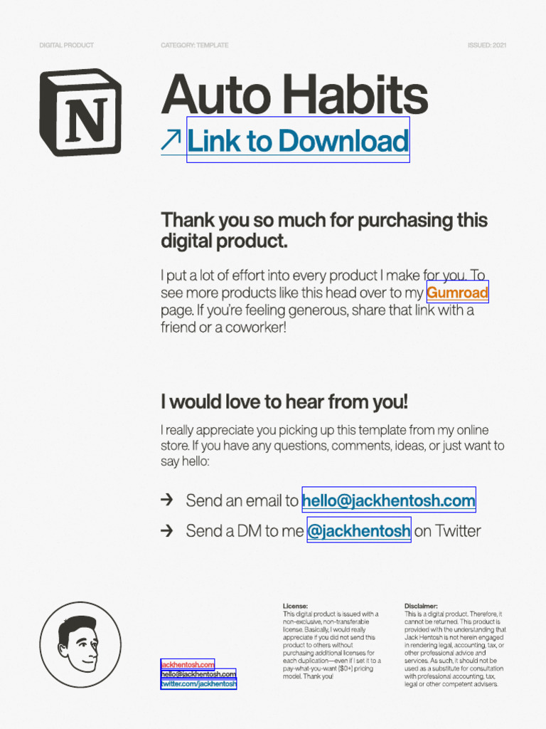 Product Download Auto Habits | PDF