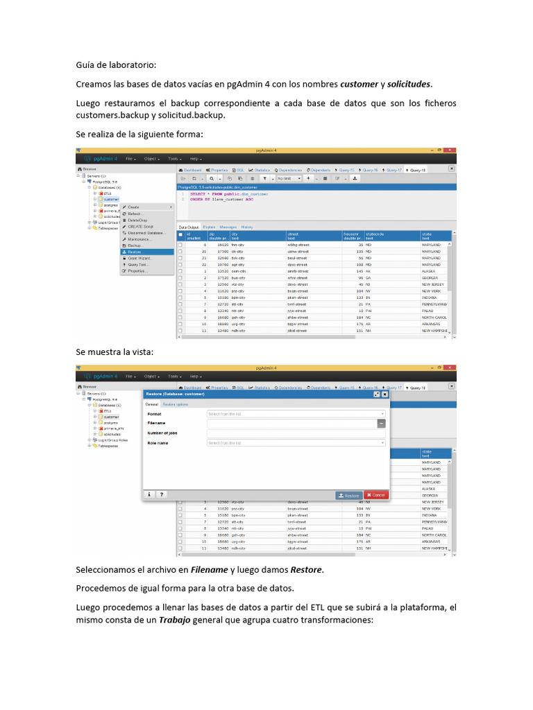 Cubo Olap - Guia de Laboratorio | PDF | Almacén de datos | Contraseña