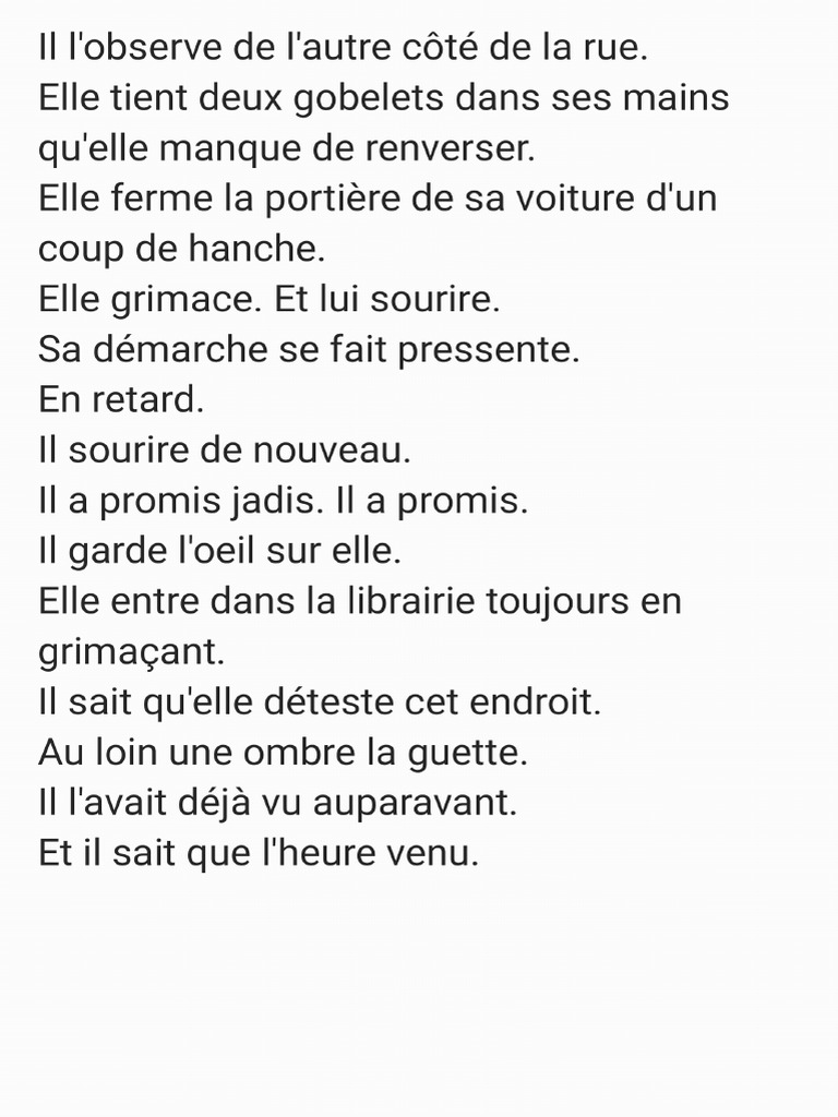 Exemple Texte Roman | PDF