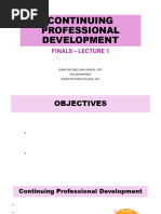 CPD Form | PDF | Lecture | Professional Development