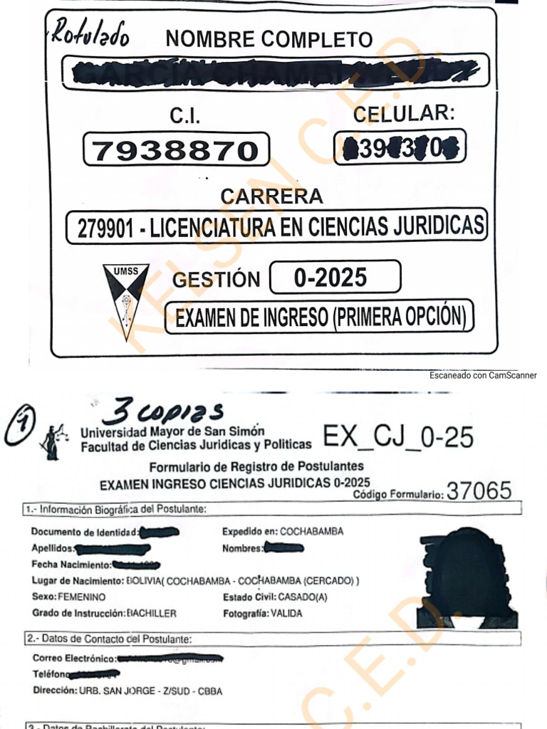 ORDEN DE PAPELES CED | PDF