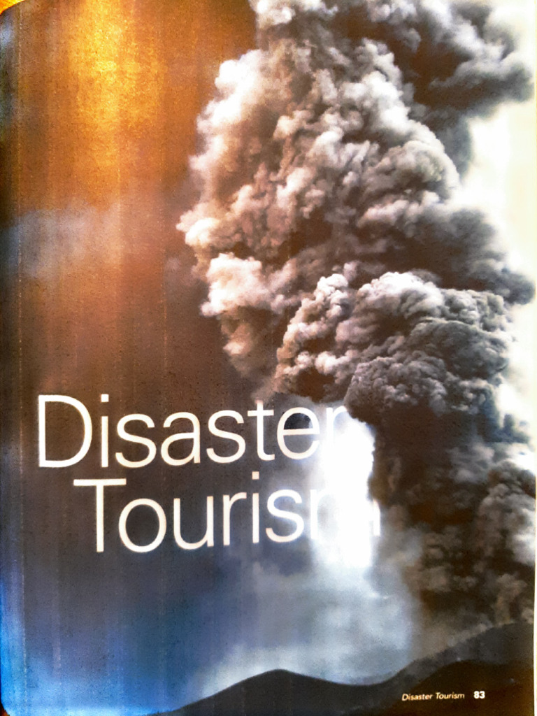 Disaster Tourism Insights | PDF | Tourism | Hazards