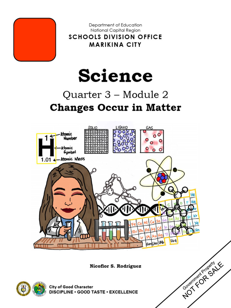 SCI8 - Q3 - M2 - Changes Occur in Matter | PDF | Water | Phase (Matter)
