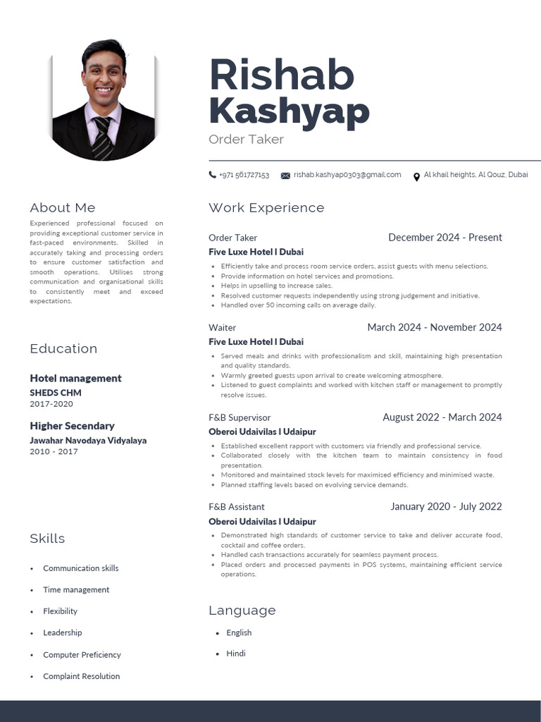Black White Minimalist CV Resume | PDF | Business