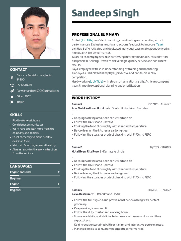 Sandeep _Singh_CV_8 (2) | PDF