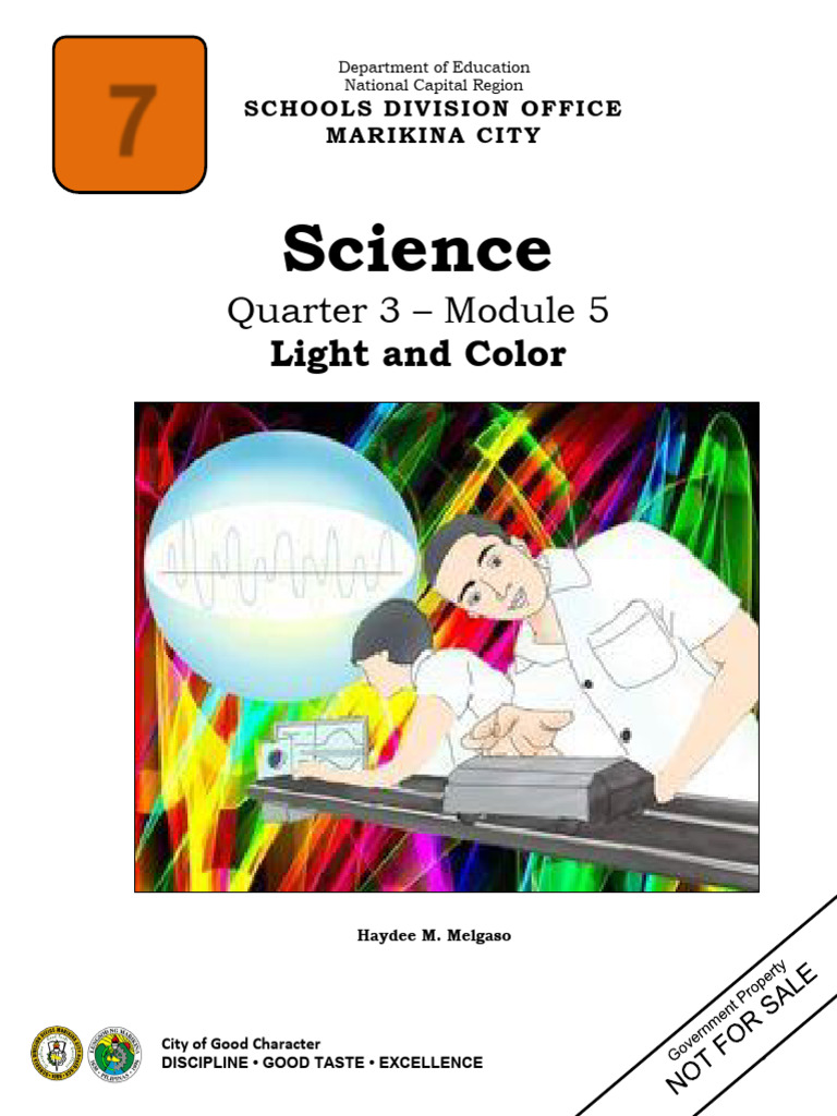 SCI7 Q3 M5 Light and Color | PDF | Electromagnetic Radiation | Electromagnetic Spectrum