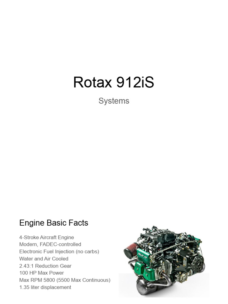 Rotax 912is Systems PDF | PDF
