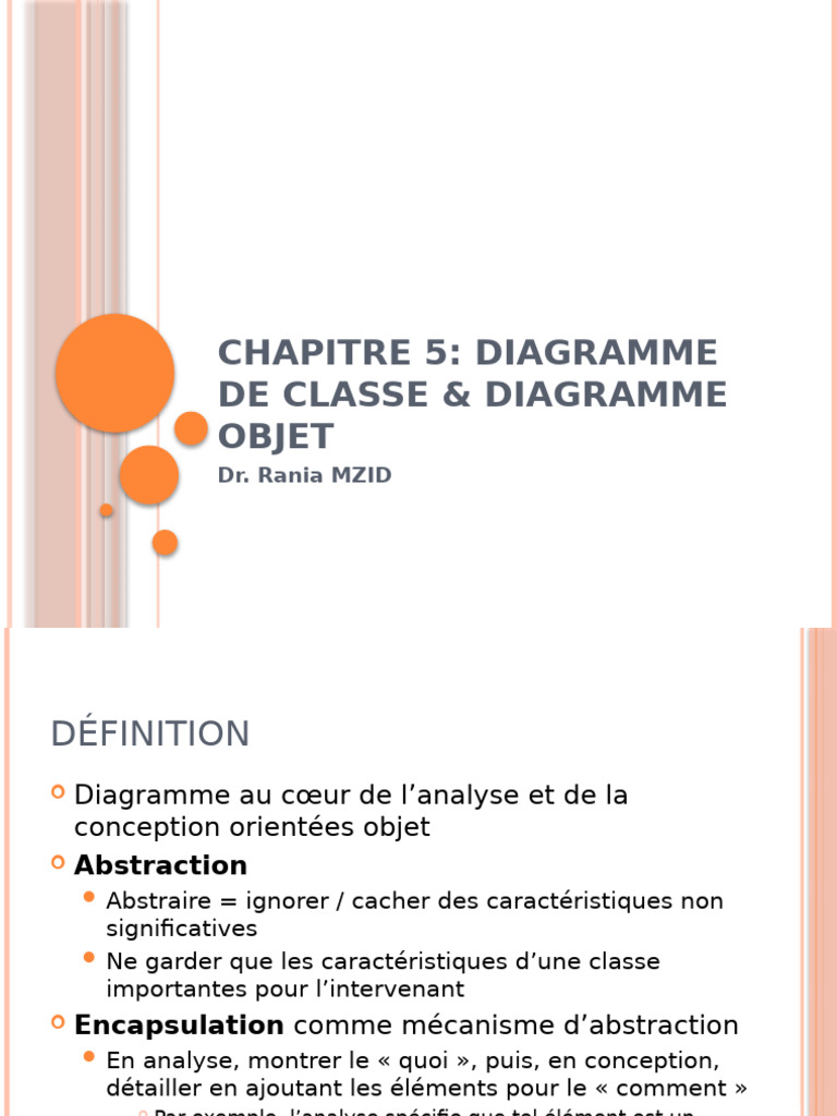 Chapitre 5 Diagramme de Classes | PDF | Classe (informatique) | Interface (Informatique)