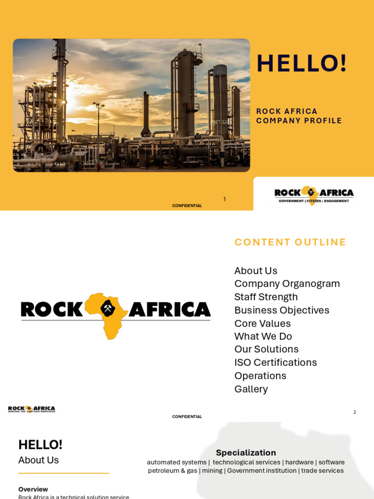 Rock Africa Company Profile Overview | PDF | Information Security