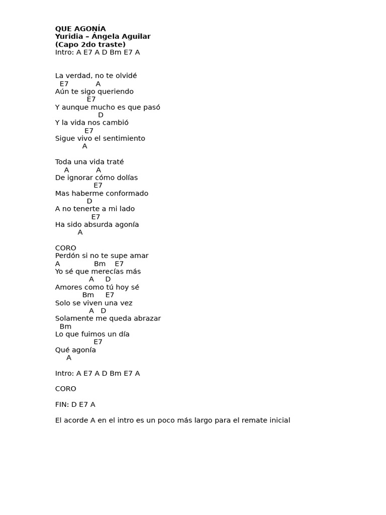 Que Agonía Pdf
