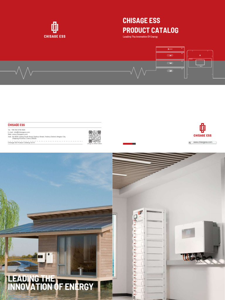 Chisage ESS Globally Product Catalog V2.4.11 | PDF | Power (Physics) | Electric Power