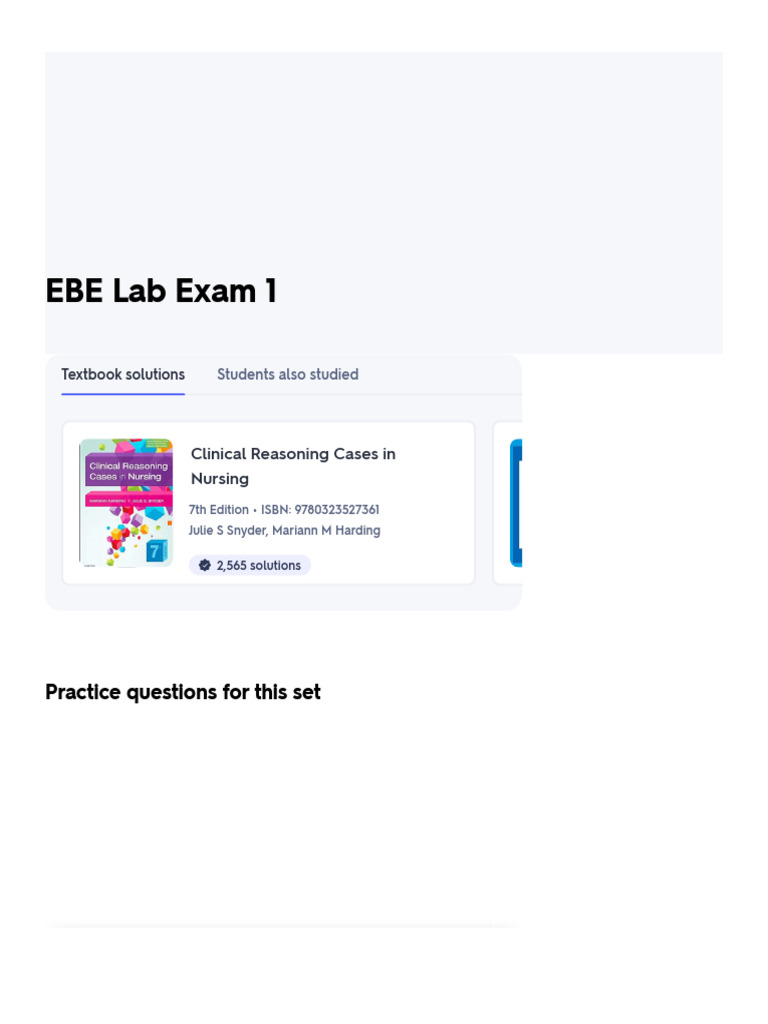 EBE Lab Exam 1 Flashcards - Quizlet | PDF | Bat | Zoology