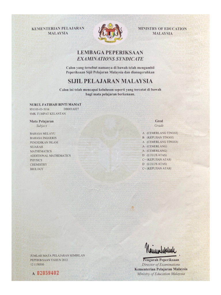 03 Kepujian Bahasa Melayu (SPM) | PDF