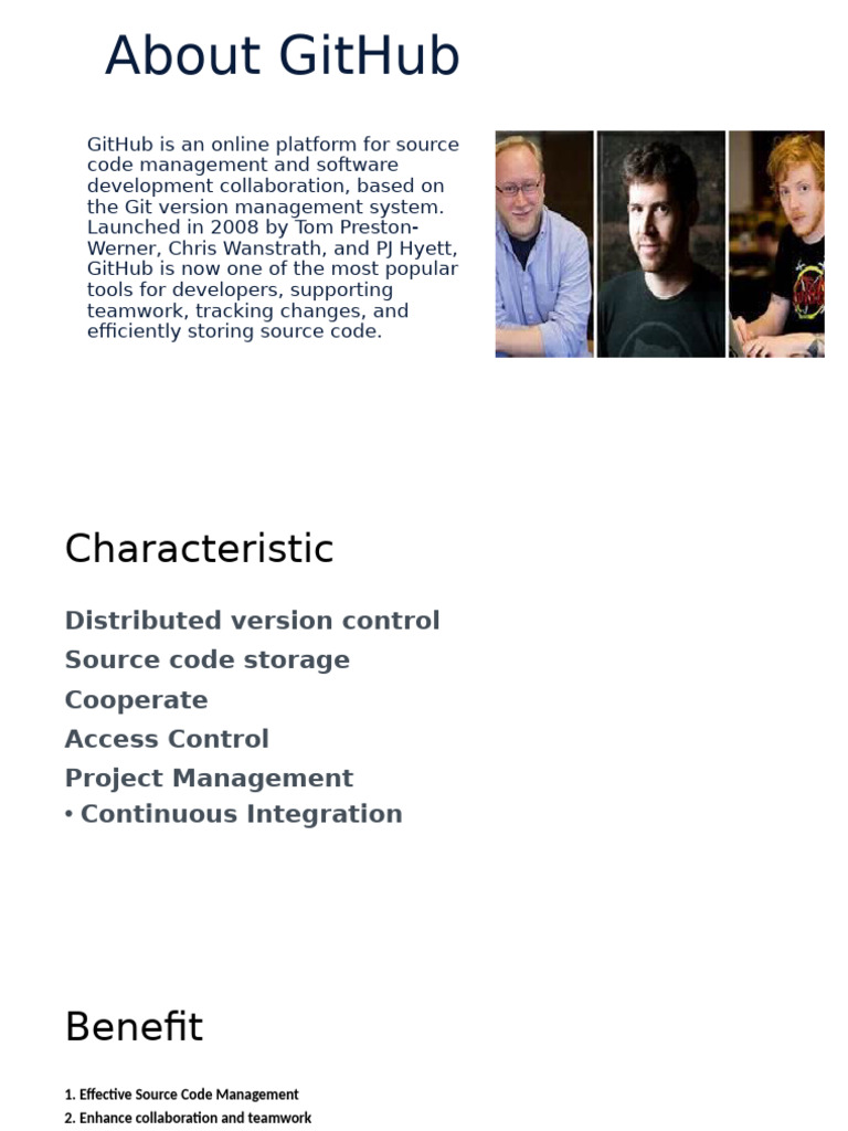 About GitHub | PDF