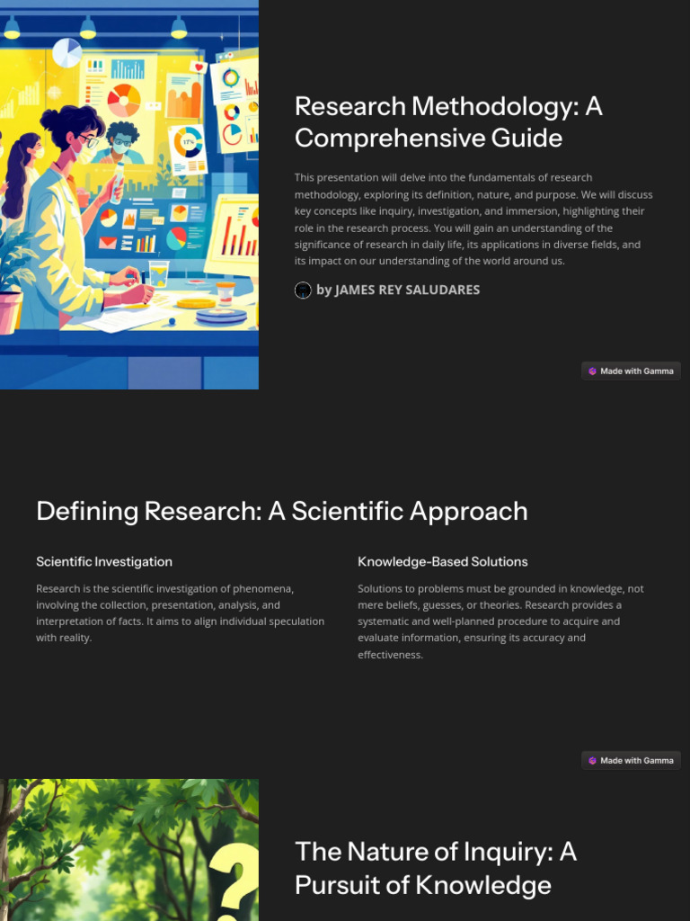 Research Methodology a Comprehensive Guide | PDF | Methodology | Knowledge