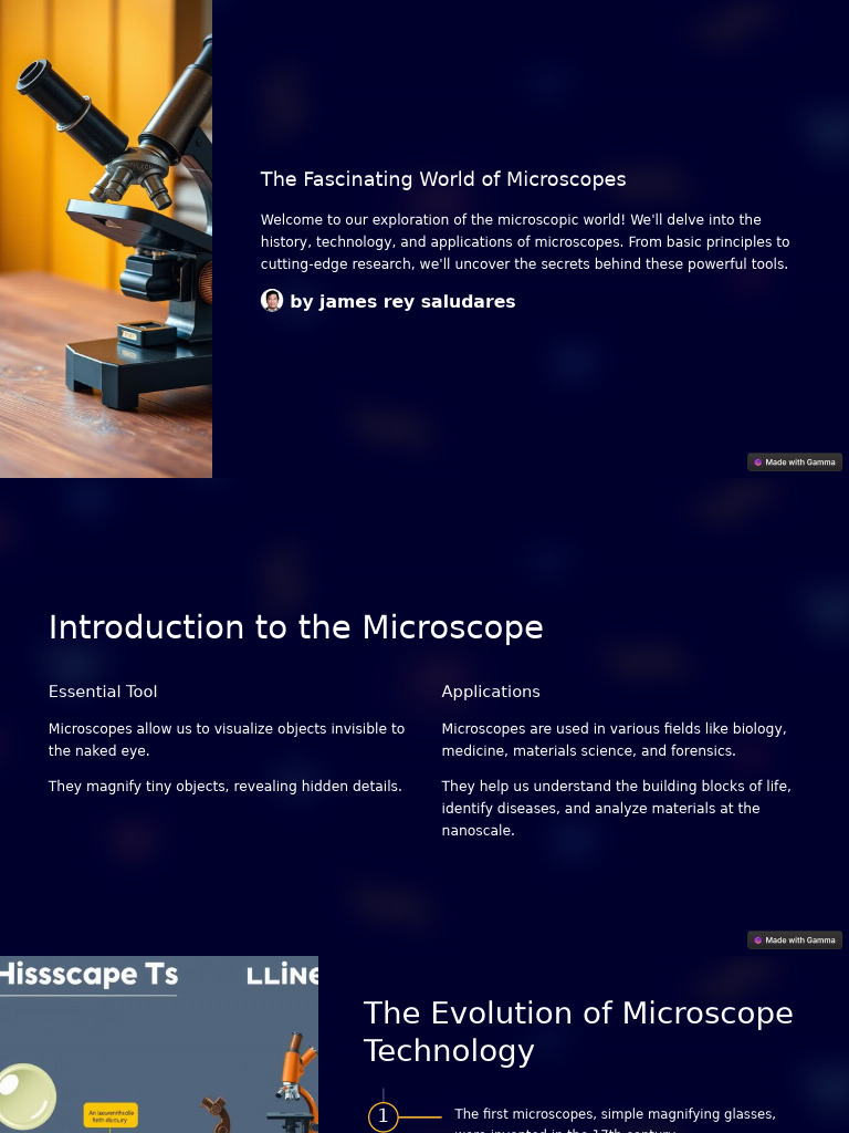 The Fascinating World of Microscopes | PDF | Microscope | Microscopy