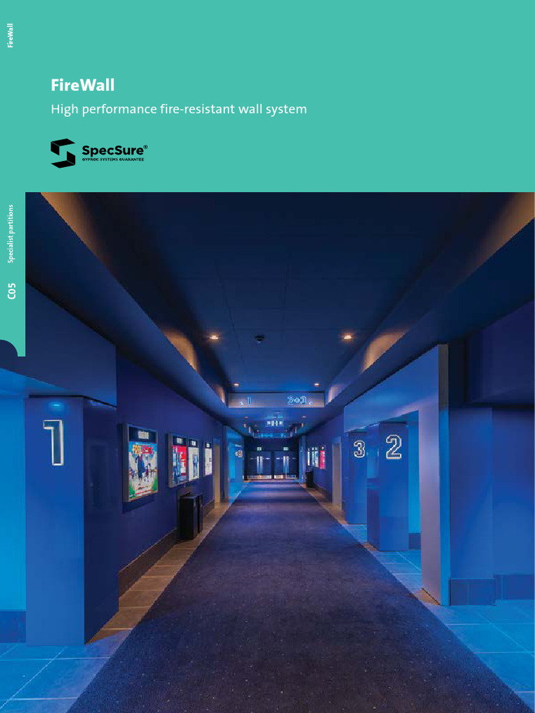 WB Gyproc Ireland Specialist Partitions FireWall | PDF | Drywall | Wall