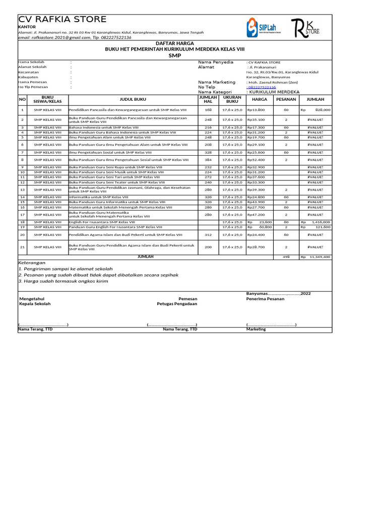 Rab SMP Pgri Wangon | PDF