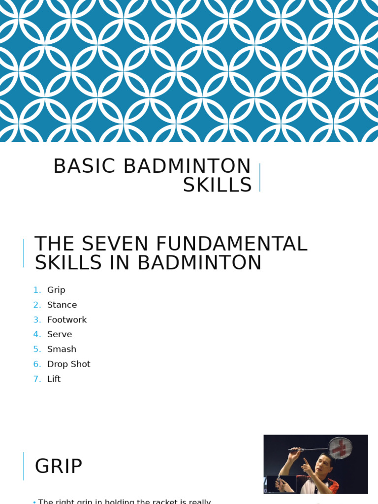 Seven Fundamental Badminton Skills | PDF | Athletic Sports