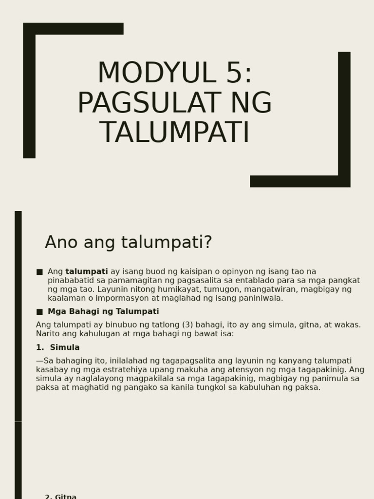 Talumpati | PDF