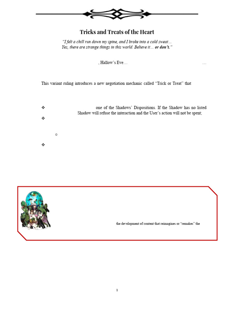 Tricks and Treats of The Heart | PDF