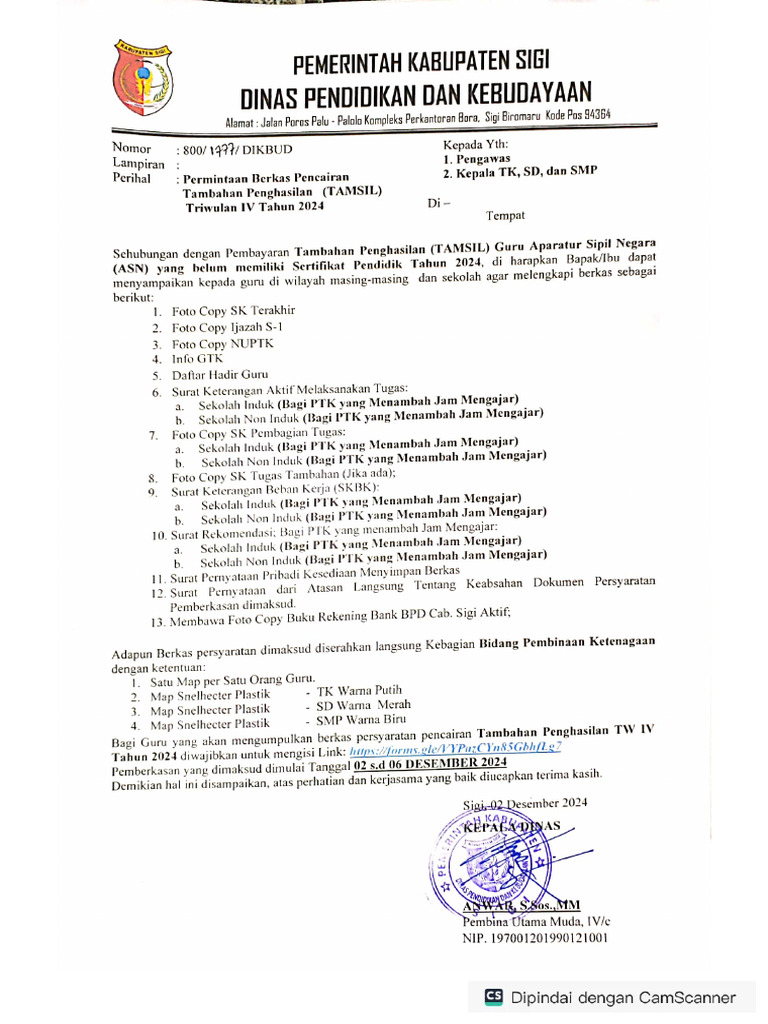 PEMBERKASAN TAMSIL TW IV | PDF