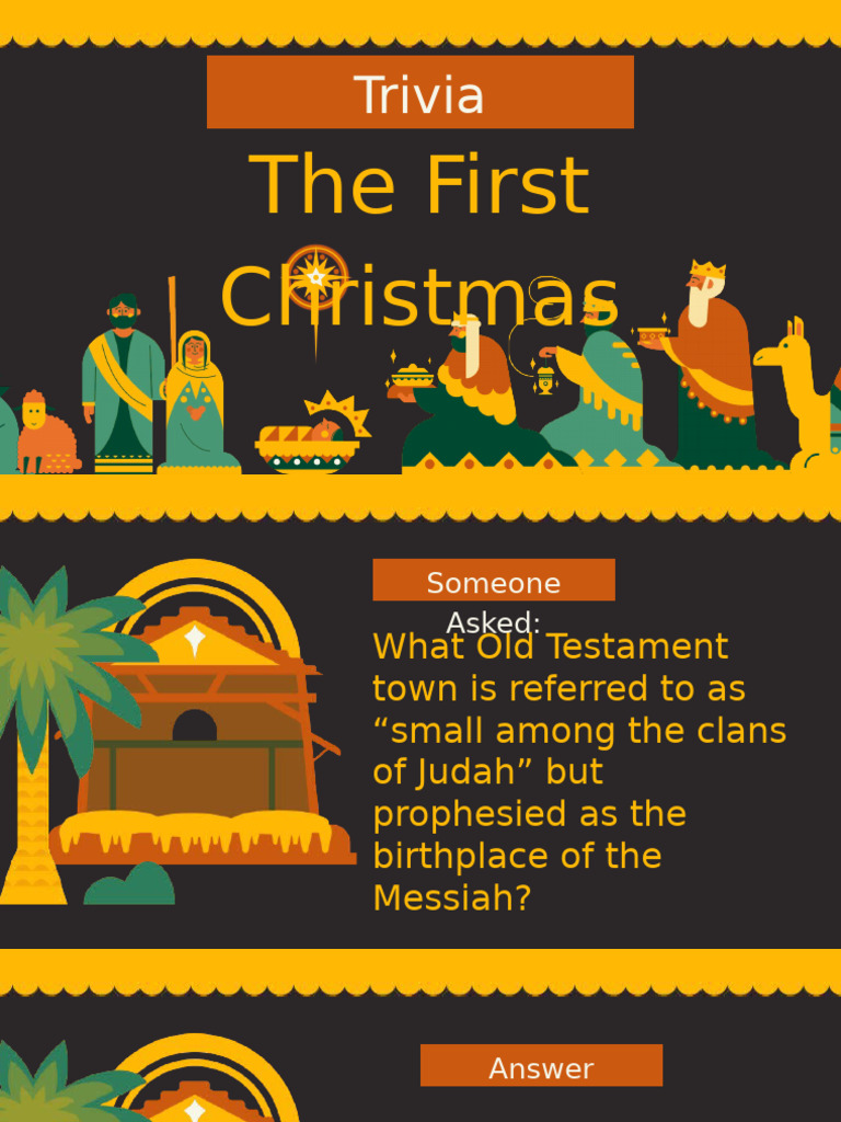 Facts About the First Christmas Educational Presentation in Black ...