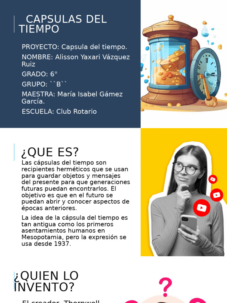Capsulas Del Tiempo Ok | PDF