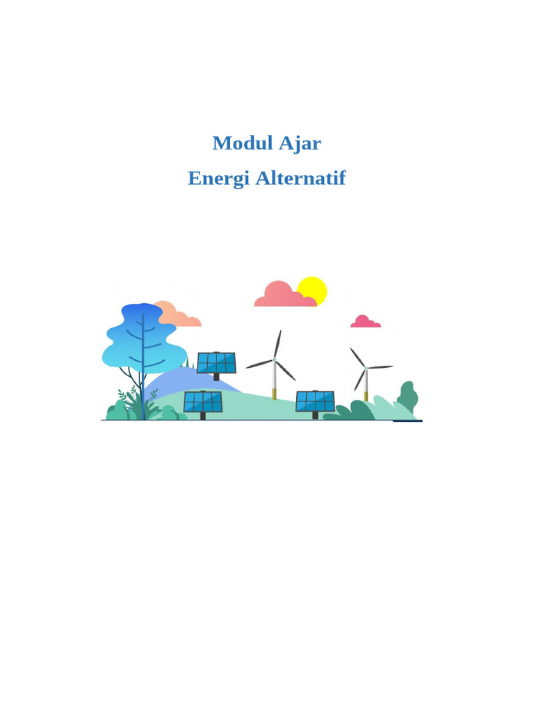 Modul Energi Terbarukan_X (1) | PDF