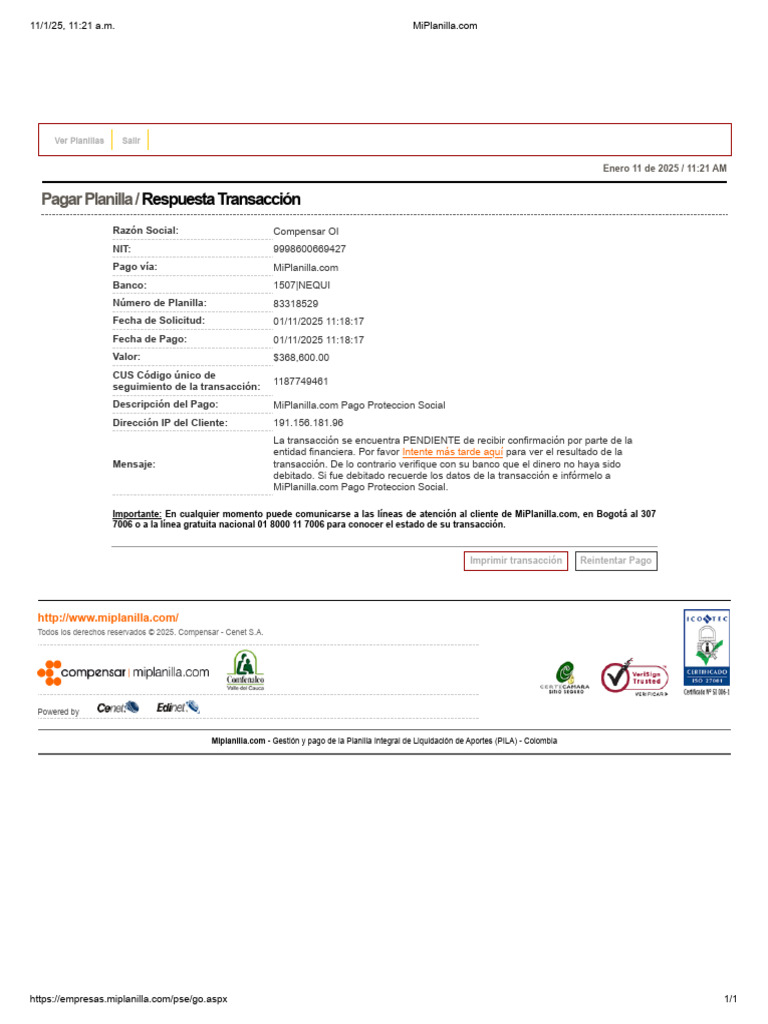MiPlanilla.com | PDF | Bancario | Dinero