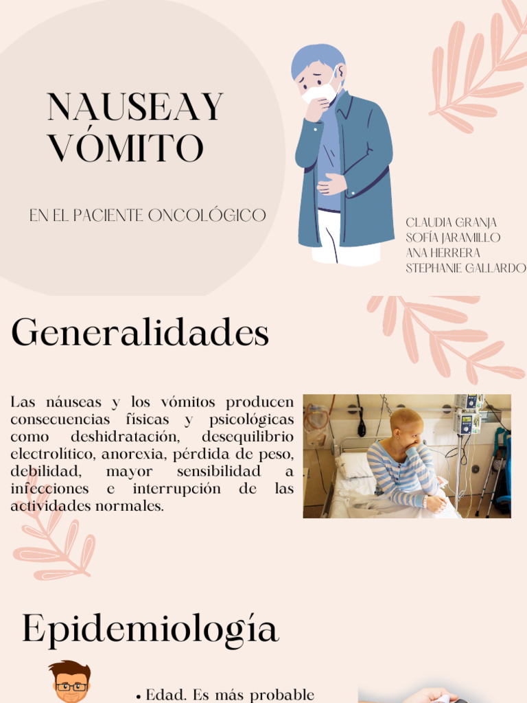 Nausea y Vómito | PDF | Vómitos | Cáncer
