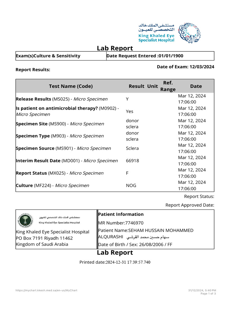 Mychart 2 Pdf Medicine Clinical Medicine