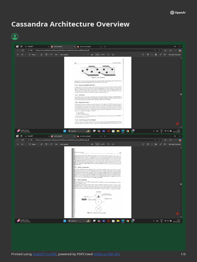 Cassandra Architecture Overview | PDF