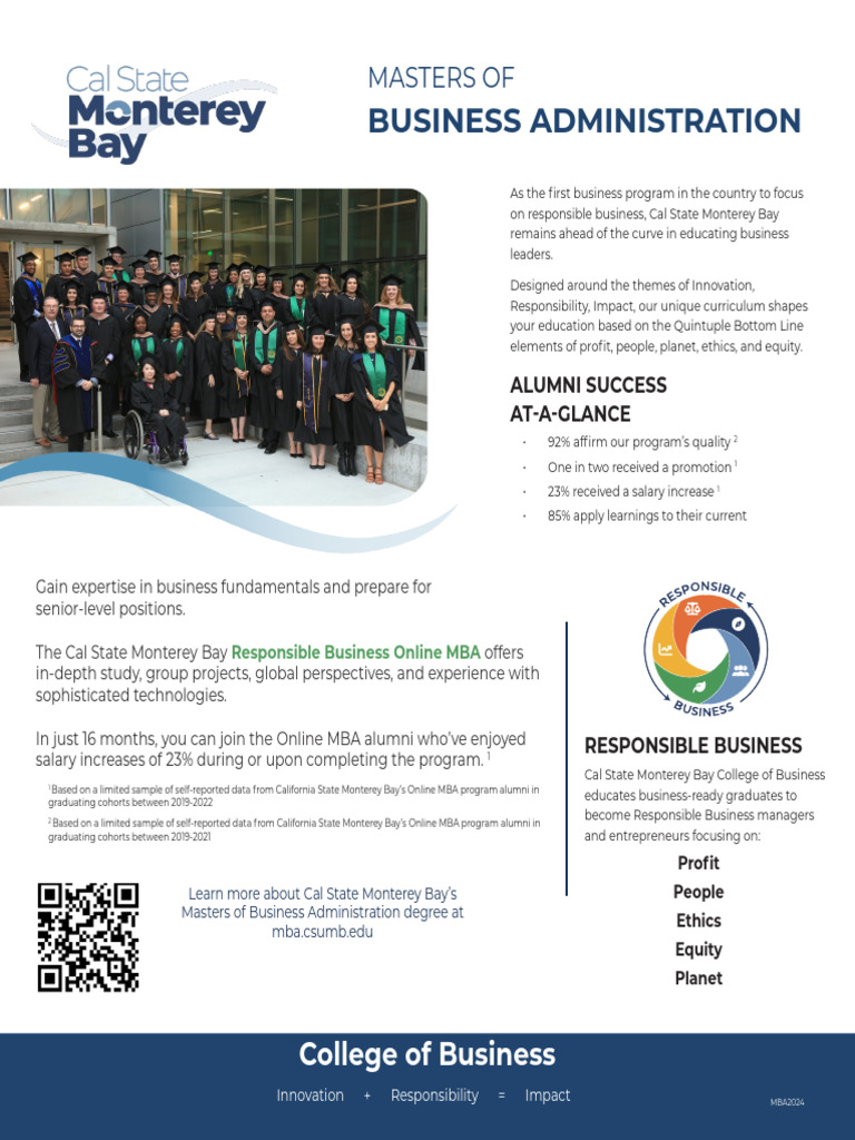 MBA Program Flyer TXT 2024 | PDF | Master Of Business Administration ...