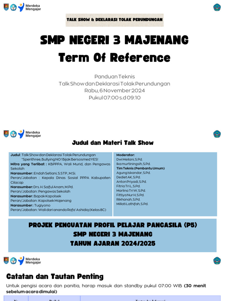 Rundown Talk Show | PDF