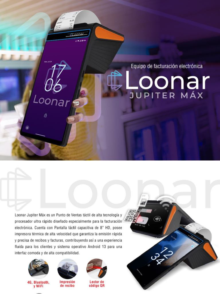 FICHA TECNICA LOONAR JUPITER MAX FF | PDF