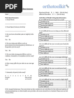 PRWE PRWHEUserManual Dec2007 | PDF | Validity (Statistics) | Pain