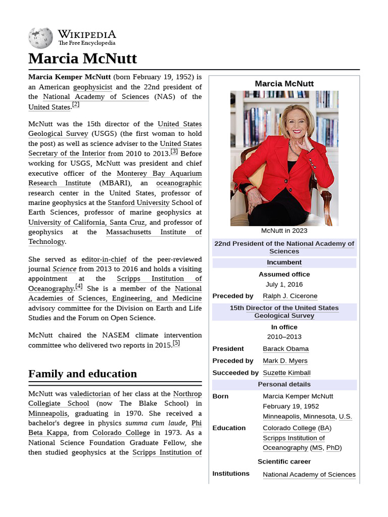 Marcia_McNutt | PDF | Deepwater Horizon Oil Spill