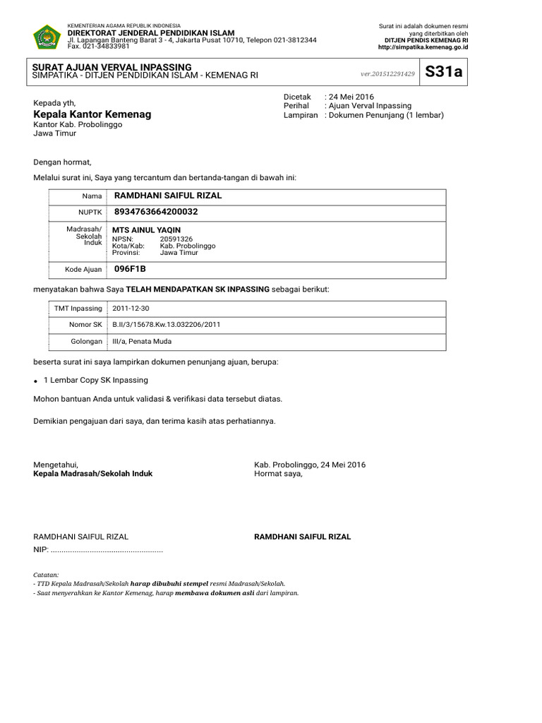 Pusat Layanan PTK Simpatika | PDF