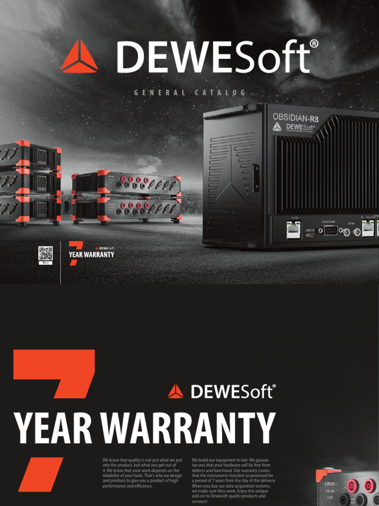 Dewesoft Product Catalog En | PDF | Computing
