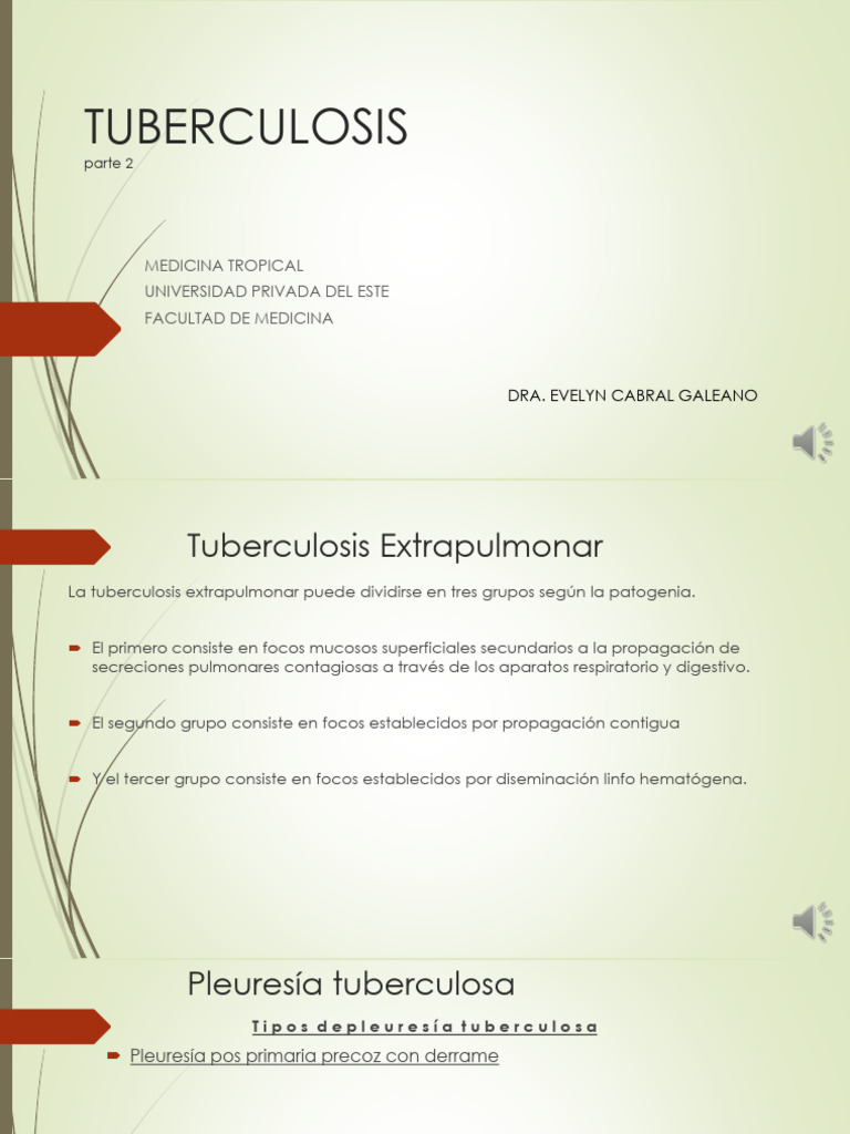 TBC Extrapulmonar | PDF | Tuberculosis | Enfermedades y trastornos