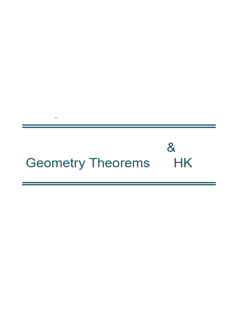 Formula& Theorems | PDF