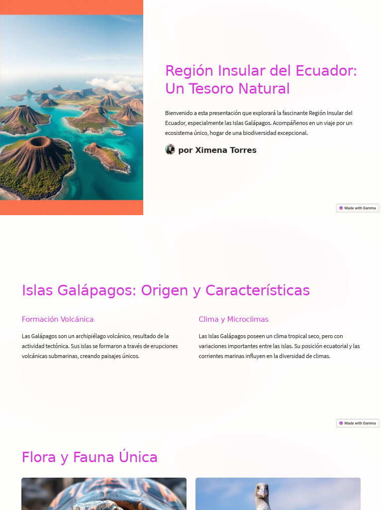 Region-Insular-del-Ecuador-Un-Tesoro-Natural | PDF | Islas Galápagos ...