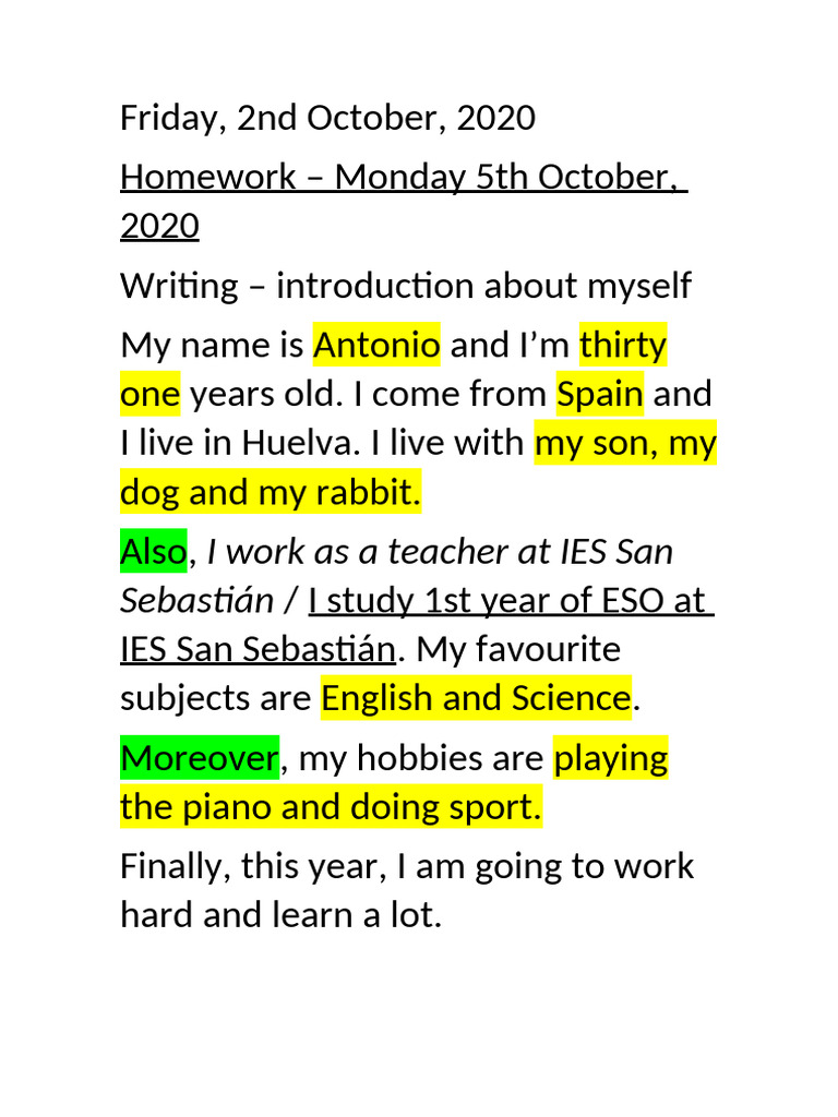 Homework - 5th October - MODEL 3 | PDF