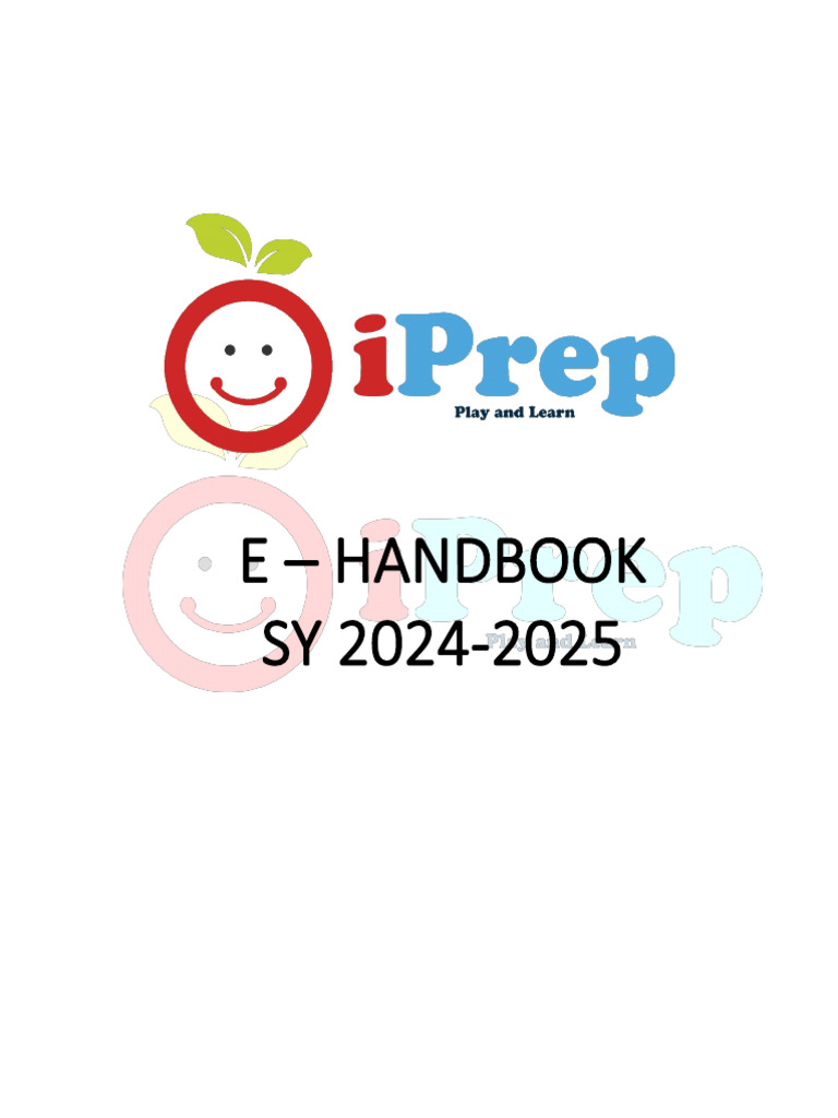 iPrep Play and Learn Parent Handbook 2024-2025 | PDF | Fee | Tuition Payments