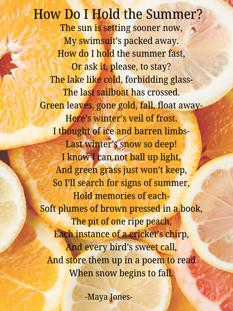 Holding Summer in Memory | PDF