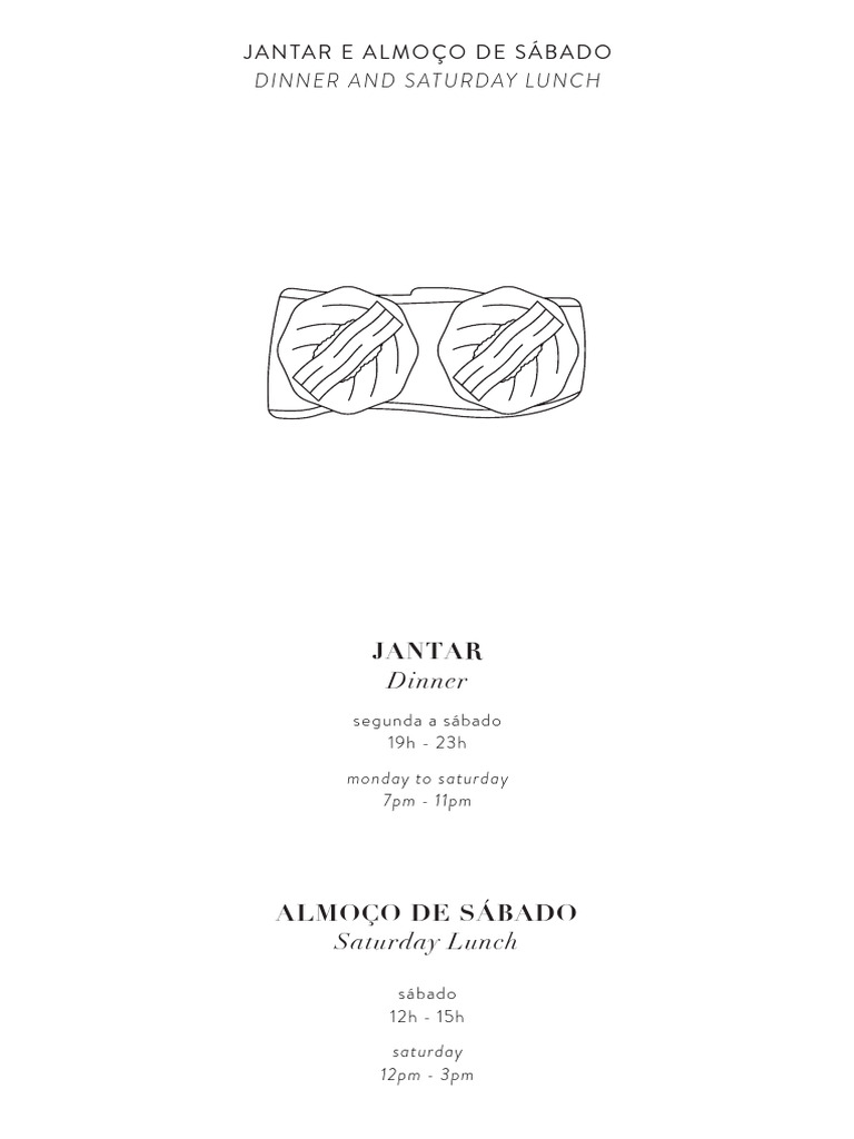 Menu Jantar e Almoco de Sabado | PDF | Alimentos | Culinária
